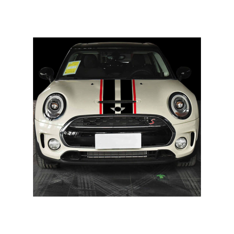 2 Bandes Capot MINI Cooper F55, F56, R56, Countryman, R60, Clubman, F54 ...