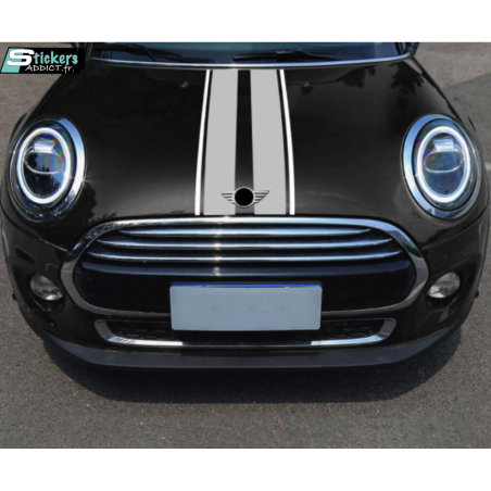 2 Bandes Capot MINI Cooper F55, F56, R56, Countryman, R60, Clubman, F54 ...