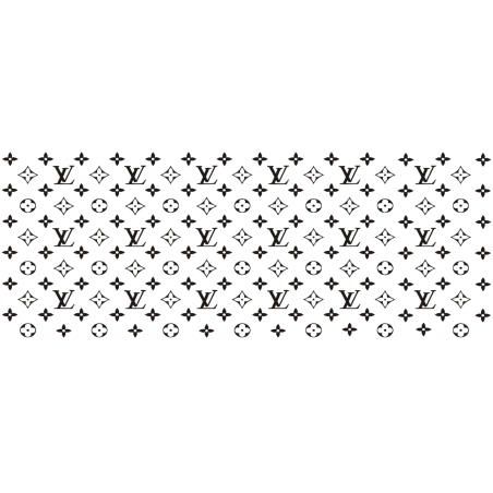 Stickers Louis Vuitton Couleur Bleu Intense Finition Brillant