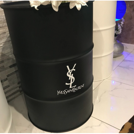 Stickers yves saint laurent Couleur Noir Taille 10 cm Finition Brillant
